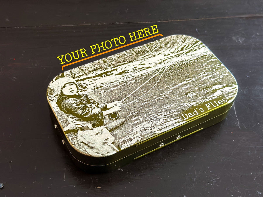 Custom Photo Aluminum Fly Box - Fly Fishing Box – Foundry Fishing