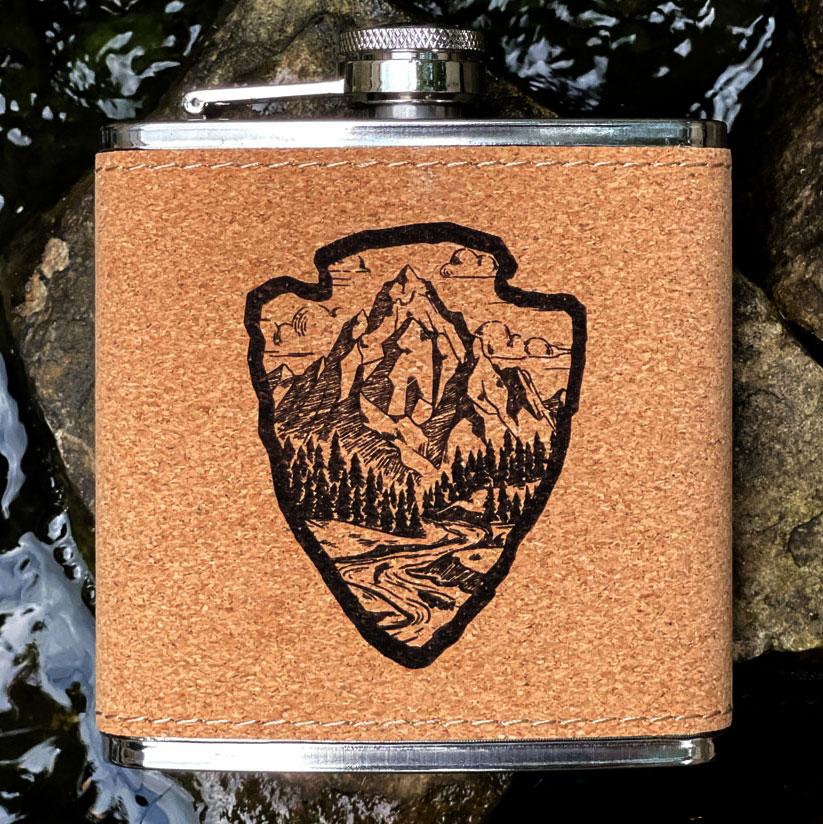 Arrowhead Flask - Customizable – Foundry Fishing
