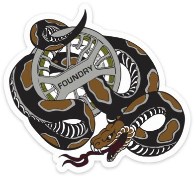 The Strike - Sticker – Foundry Fishing